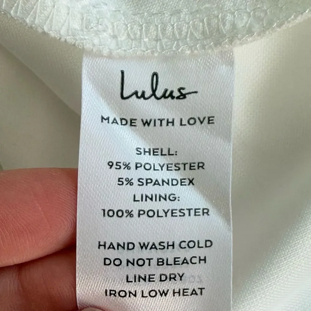 Lulus | Dresses | Nwt Lulus To Be Yours Ivory Strapless Pleated Mermaid ...